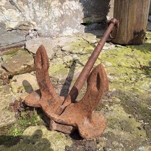 Vintage Marine Boat Hall Anchor Old Cast Iron Rusty Anchor - Etsy