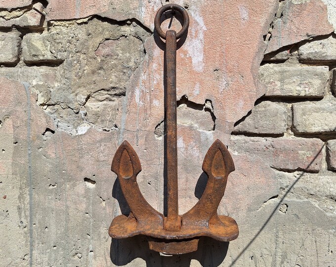 Vintage Marine Boat Hall Anchor Old Cast Iron Rusty Anchor - Etsy