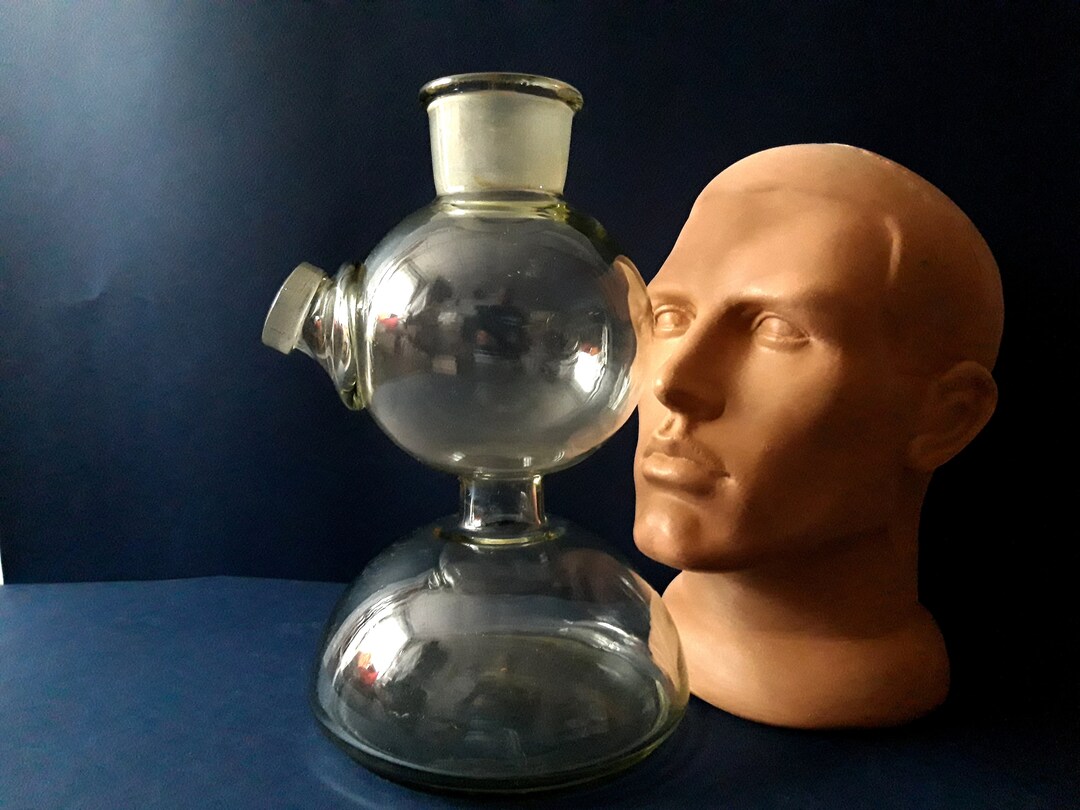 Vintage Lab Flask: Kipp's Apparatus Gas Generator, Alchemy Decor - Etsy