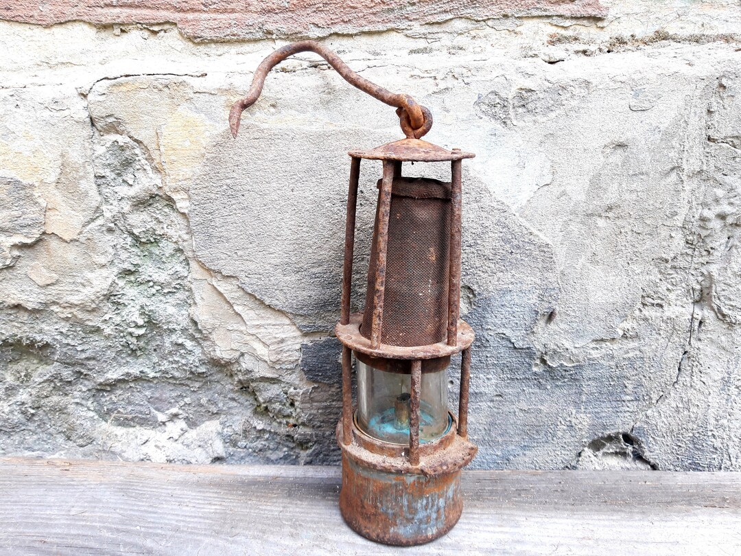 Antique Mining Lamp Vintage Miners Lamp Lantern - Etsy
