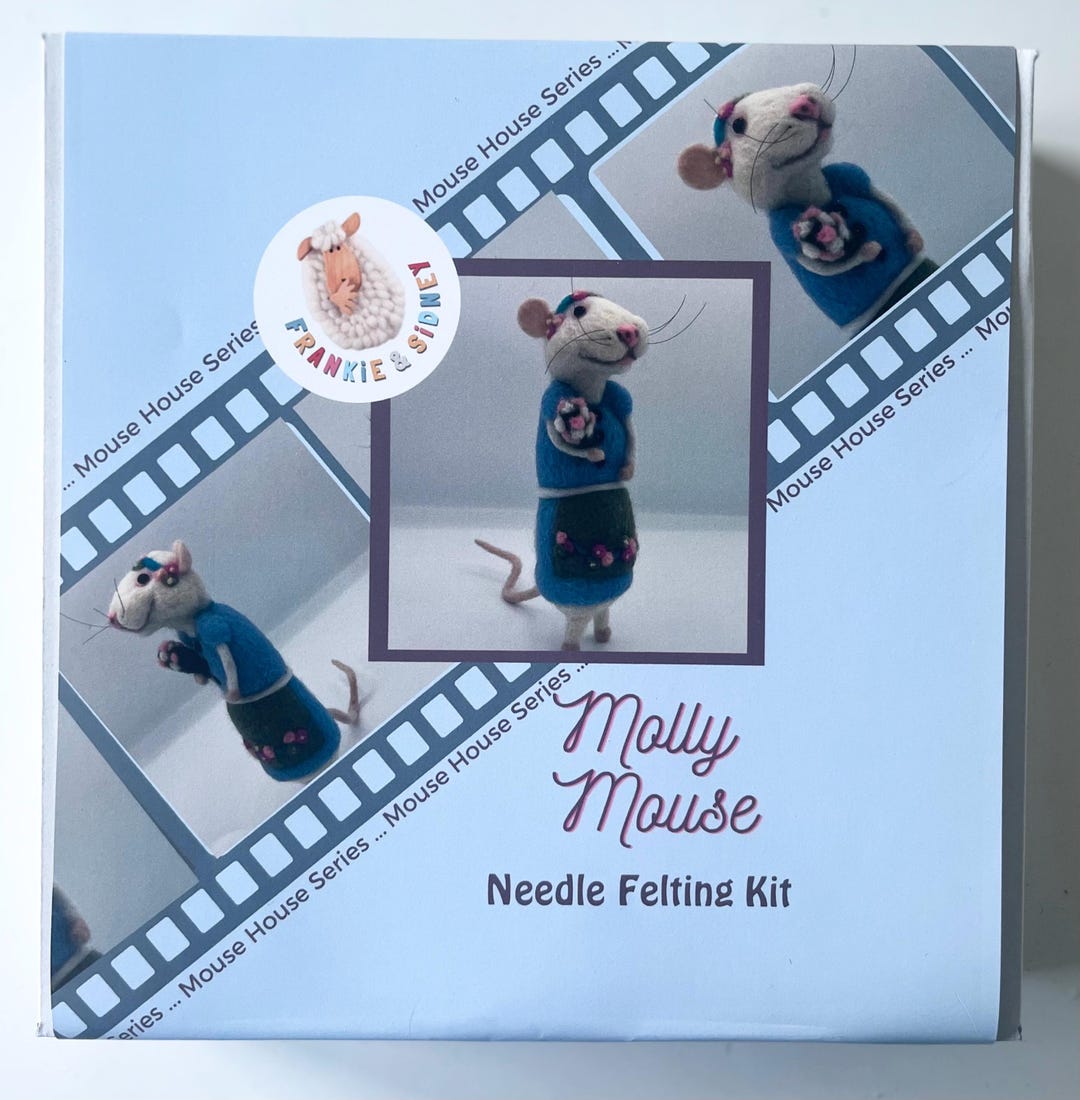 Molly Mouse Needle Felting Kit - Etsy