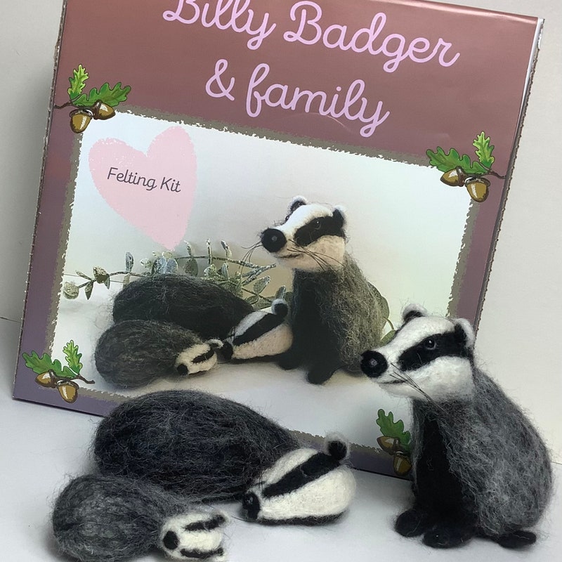 Felt Badger - Etsy