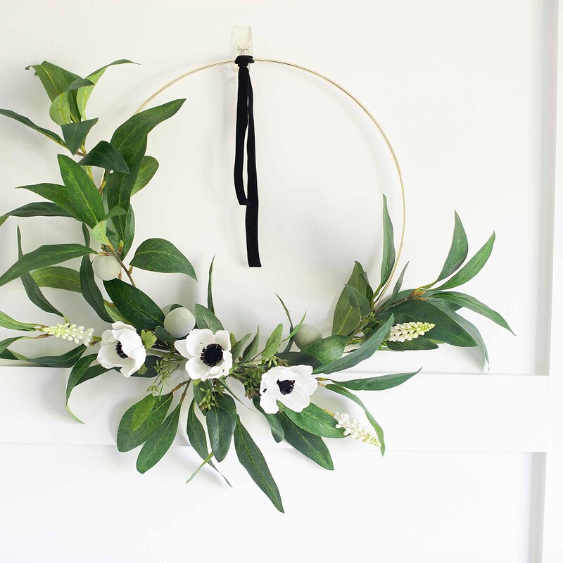 Modern Spring Wreath - Etsy