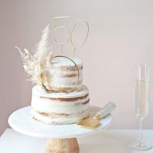 Modern Dried Hoop Cake Topper|cream Dried Flowers Cake Topper| Wedding ...