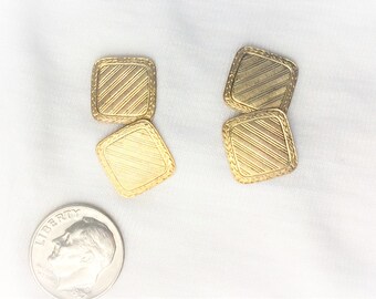 Solid Gold Cufflinks - Etsy