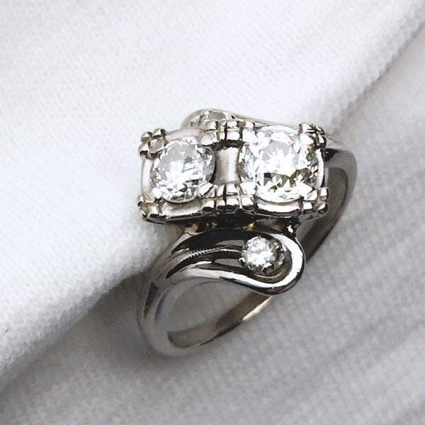 Genuine Diamond Ring - Etsy