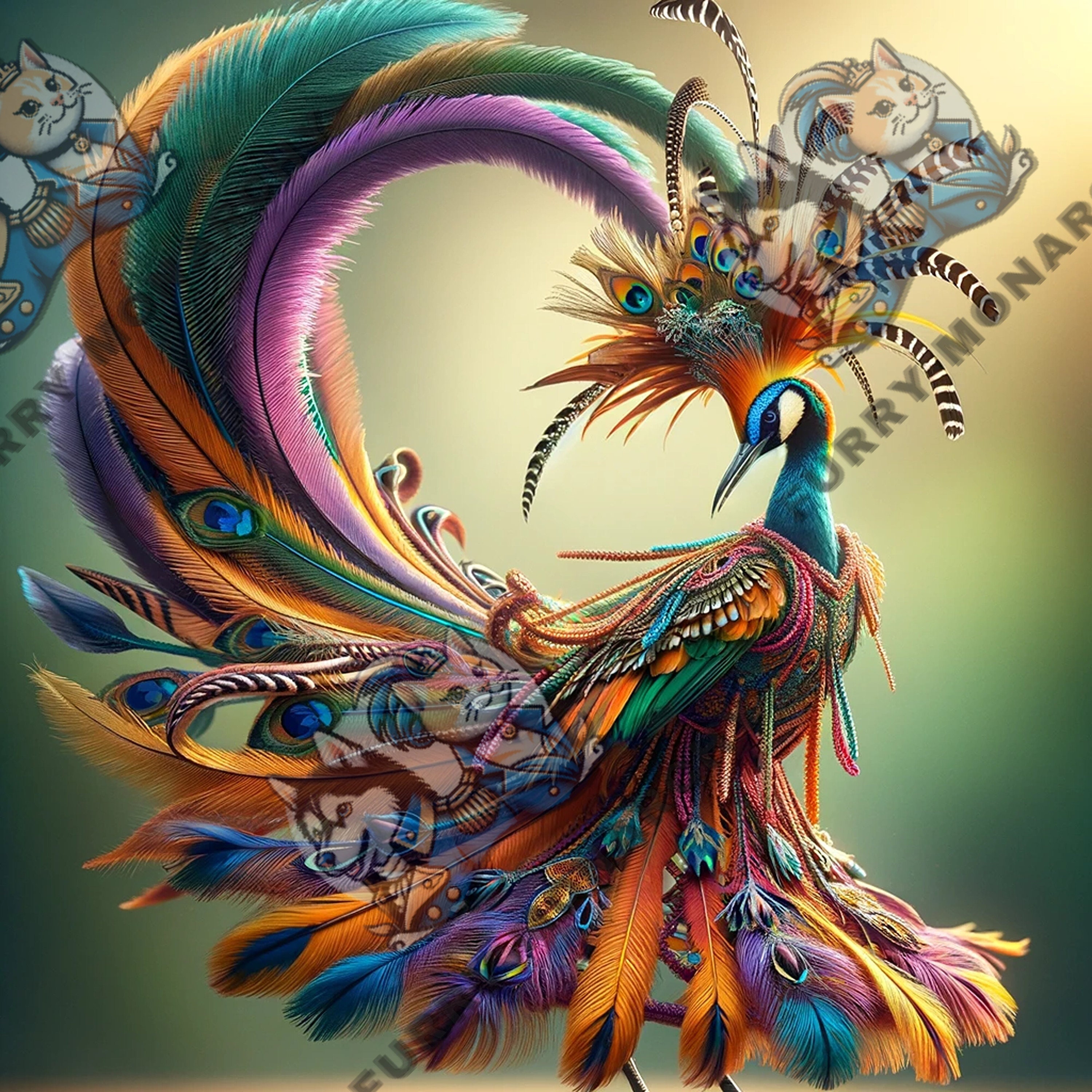 Royal Animal Digital Art Collection, Regal Attire Animal Portraits ...