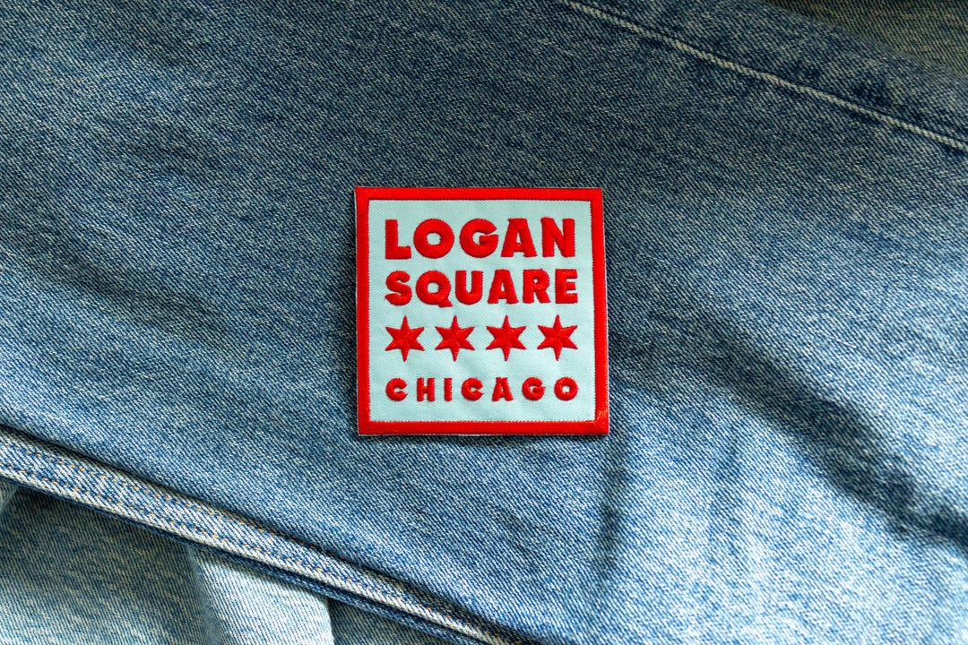 Logan Square Chicago Iron-on Embroidered Patch - Etsy