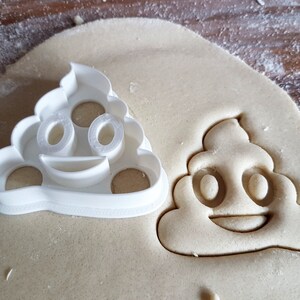 Poop Emoji Cookie Cutter / Cookie Cutter / Stencil / Fondant Cutter ...