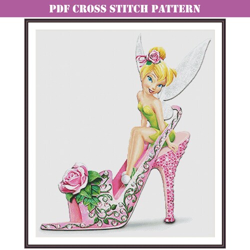 Tinker Bell Cross Stitch Pattern - Etsy