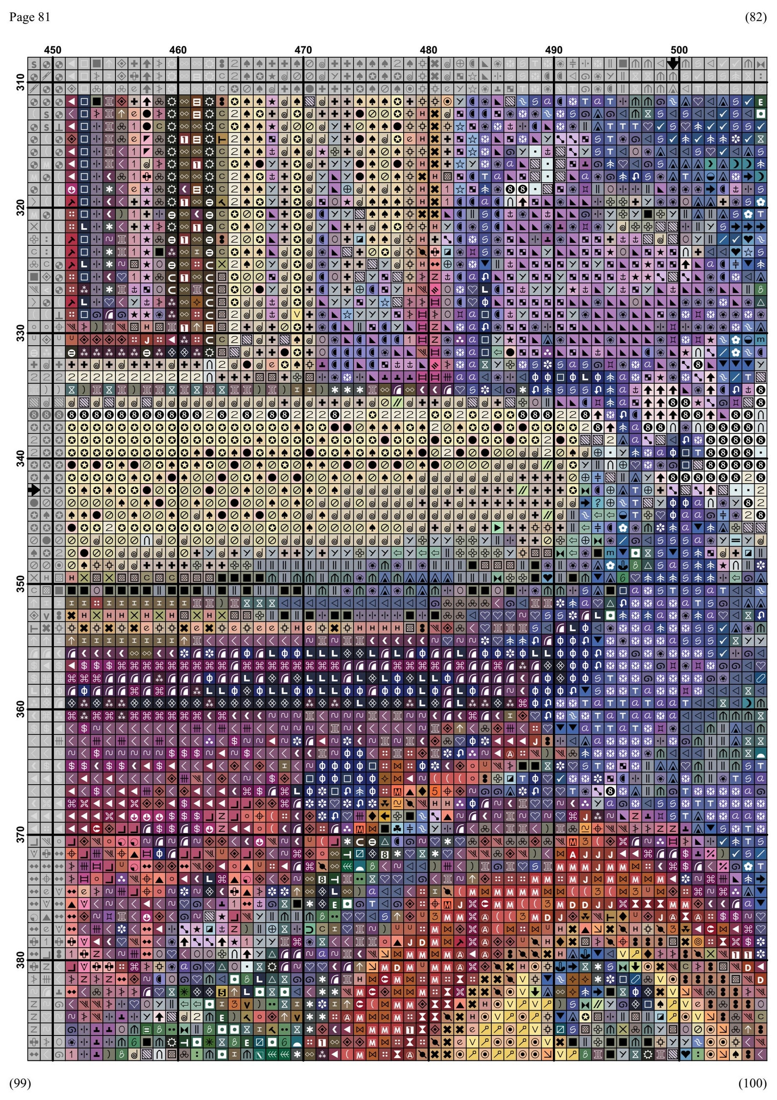 SUPERSIZED Fun Full Coverage Cross Stitch Pattern Digital Download PDF ...