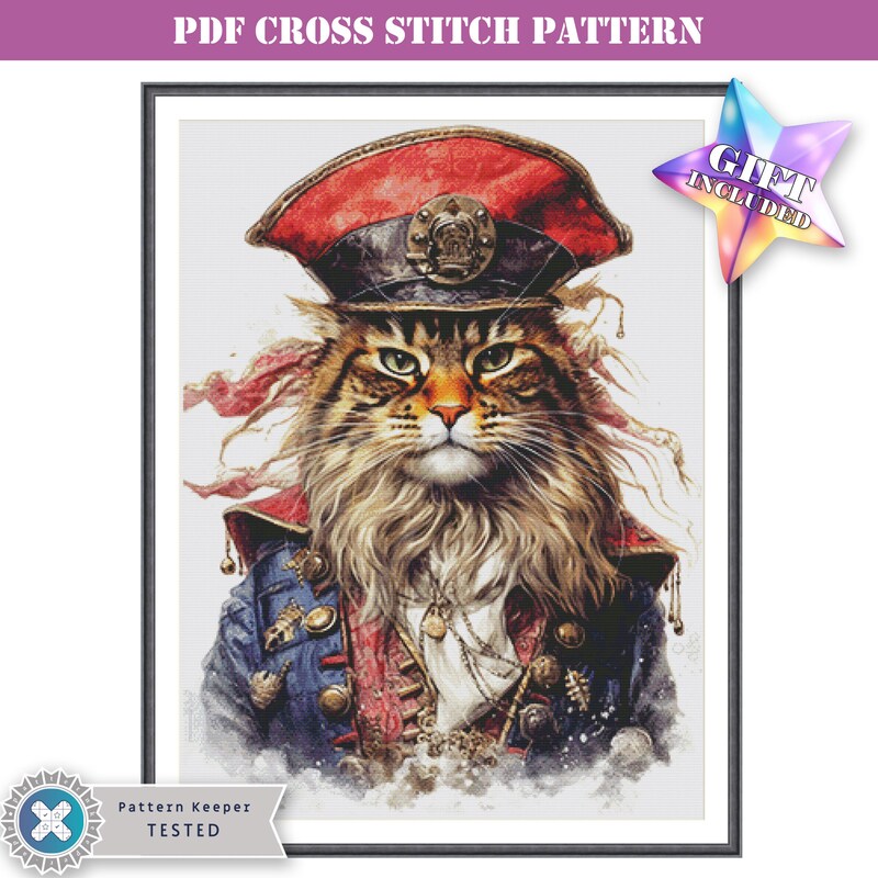 Pirate Cross Stitch - Etsy