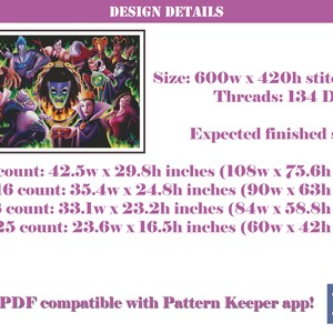 Large Full Coverage Counted Cross Stitch Pattern With - Etsy