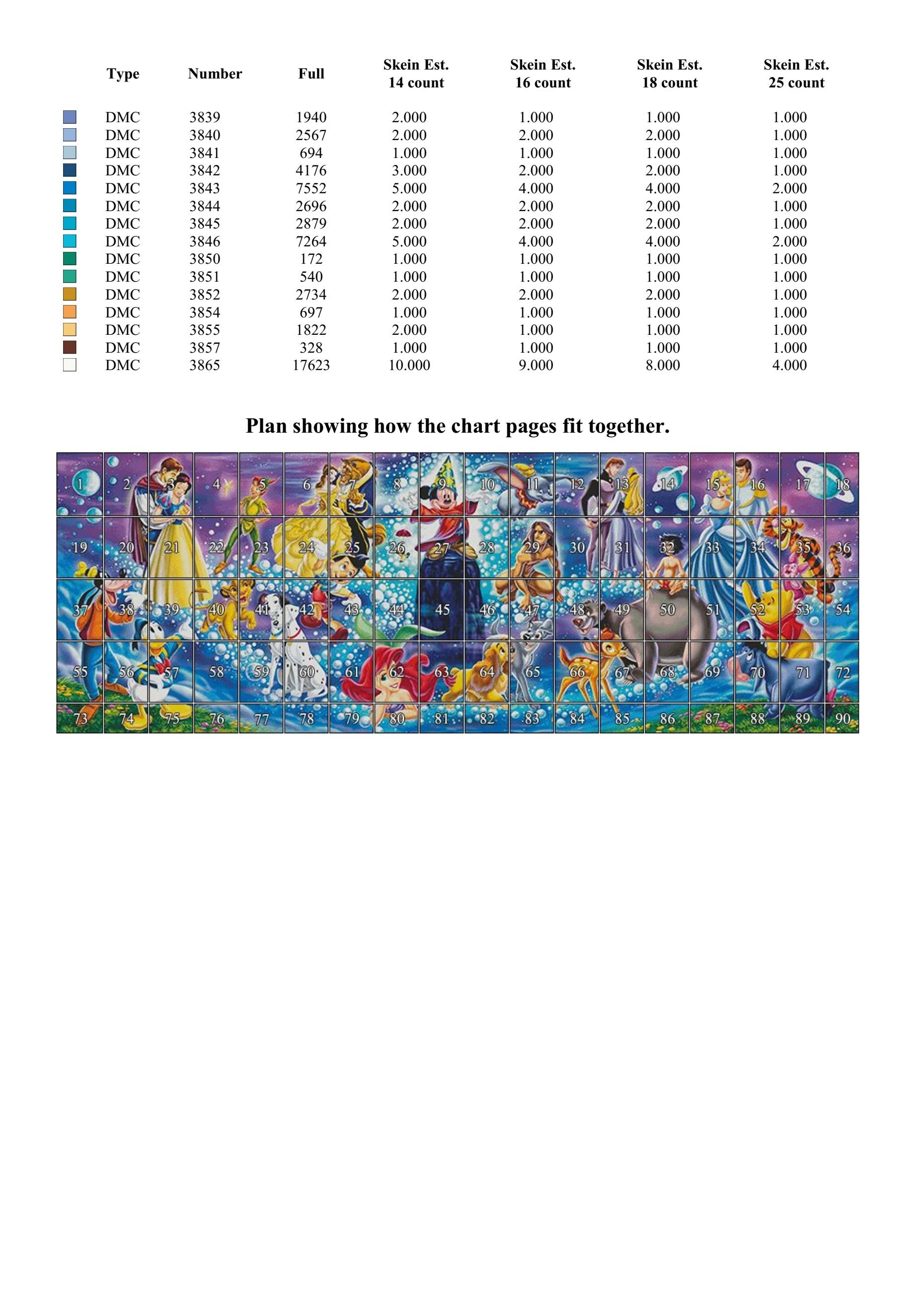 SUPERSIZED Fun Full Coverage Cross Stitch Pattern Digital - Etsy