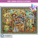 Largest Full Coverage Counted Cross Stitch Pattern PDF. Modern Fun ...