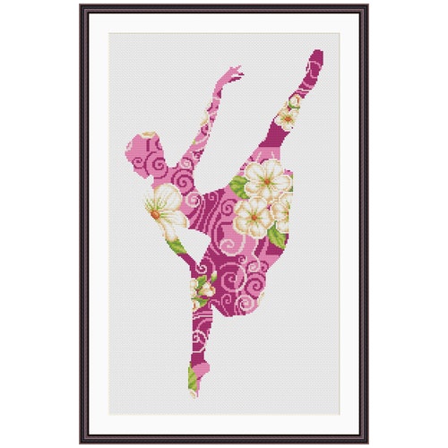 Ballet Dancer Magic of Dance Digital Pattern for Cross | Etsy