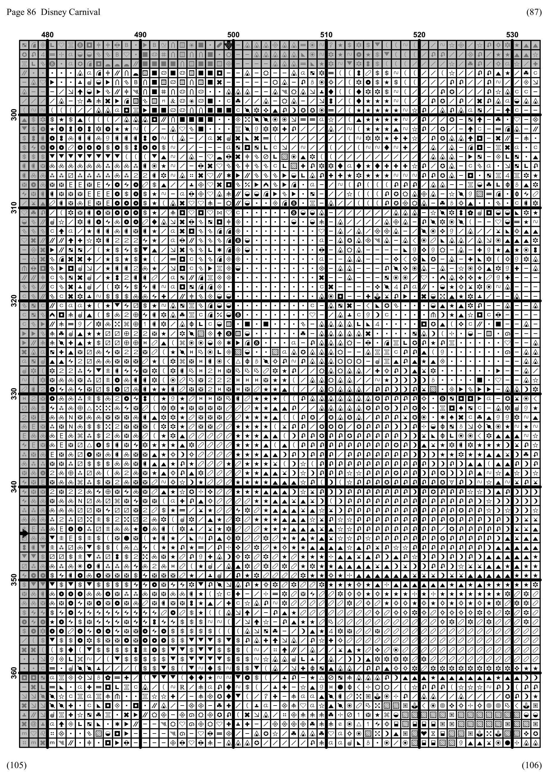 Supersized Full Coverage Counted Cross Stitch Pattern - Etsy