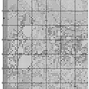 SUPERSIZED Fun Full Coverage Cross Stitch Pattern Digital - Etsy