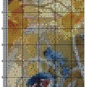 Cross Stitch Peacock Counted Cross Stitch Pattern Large - Etsy