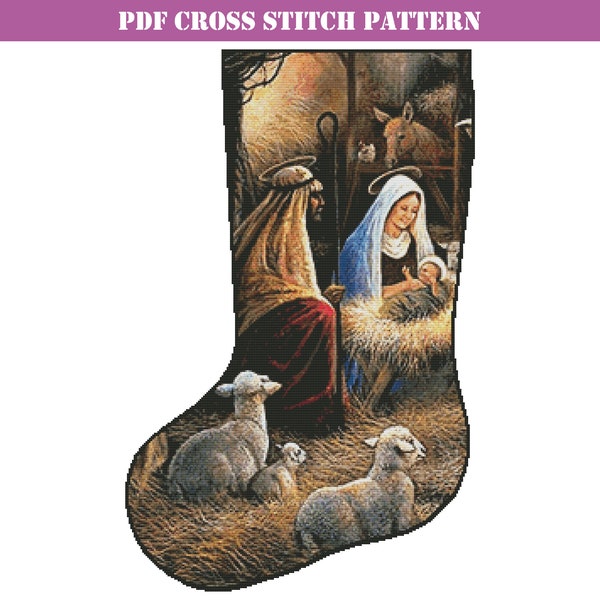 Cross Stitch Patterns Christmas Stockings - Etsy