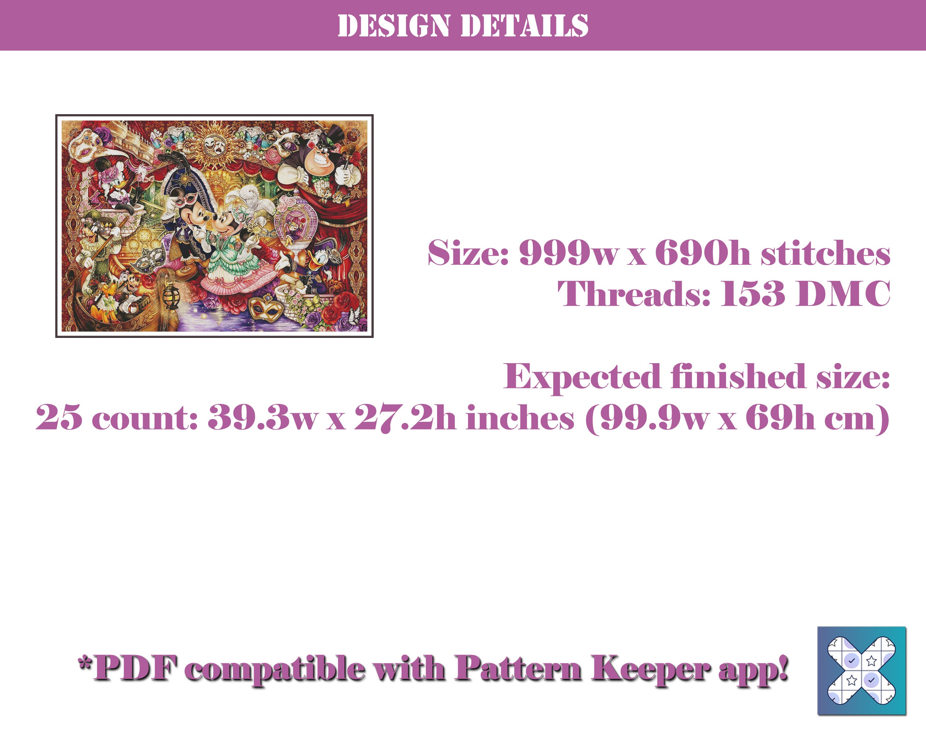 Supersized Full Coverage Counted Cross Stitch Pattern - Etsy