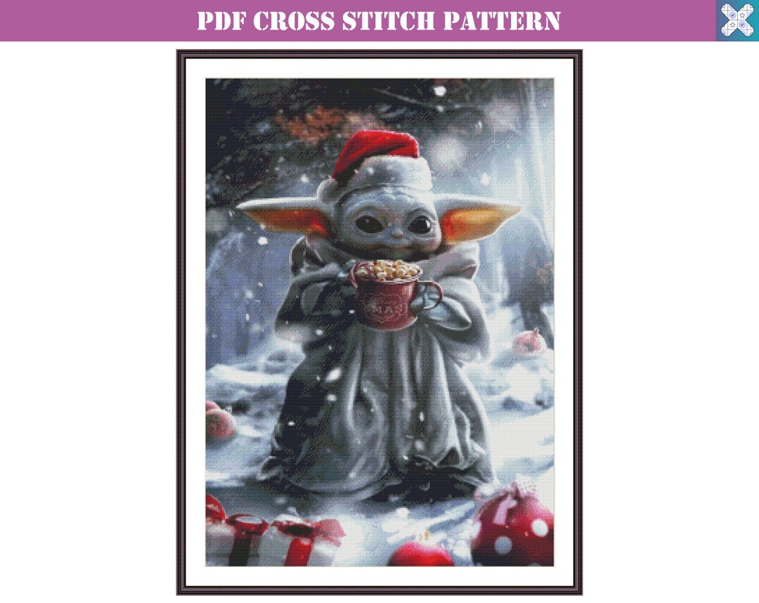 Cutest Christmas Full Coverage Counted Cross Stitch Pattern Compatible ...