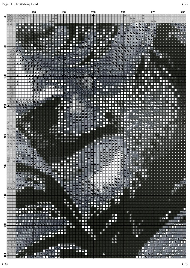 Cool Movie Poster Full Coverage Counted Cross Stitch Pattern - Etsy