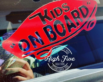 Kids on Board Sticker - Etsy