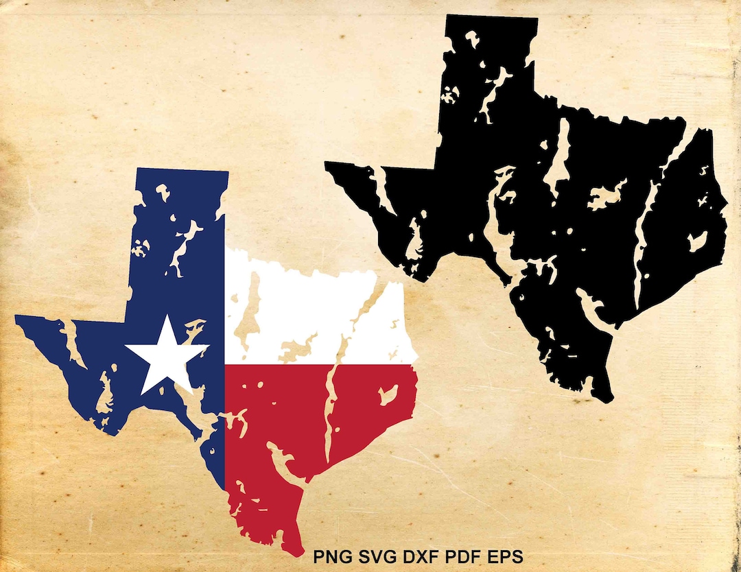 Distressed Texas State Svg, Texas State Flag Svg, Lone Star State ...