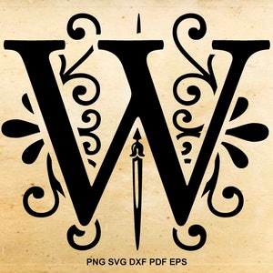 Monogram Letters Svg, Initial Svg, Monogram Font, Regal Alphabet Svg ...