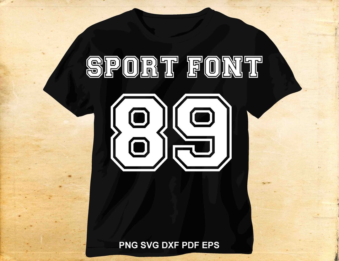 Varsity Font Svg, Varsity Letters, Sport Font, Alphabet Svg, Cut Files ...