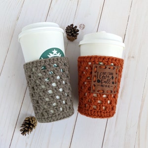 Fall Cup Cozy, Fall Coffee Sleeve, Reusable to Go Cup Cozy, I Love Fall ...