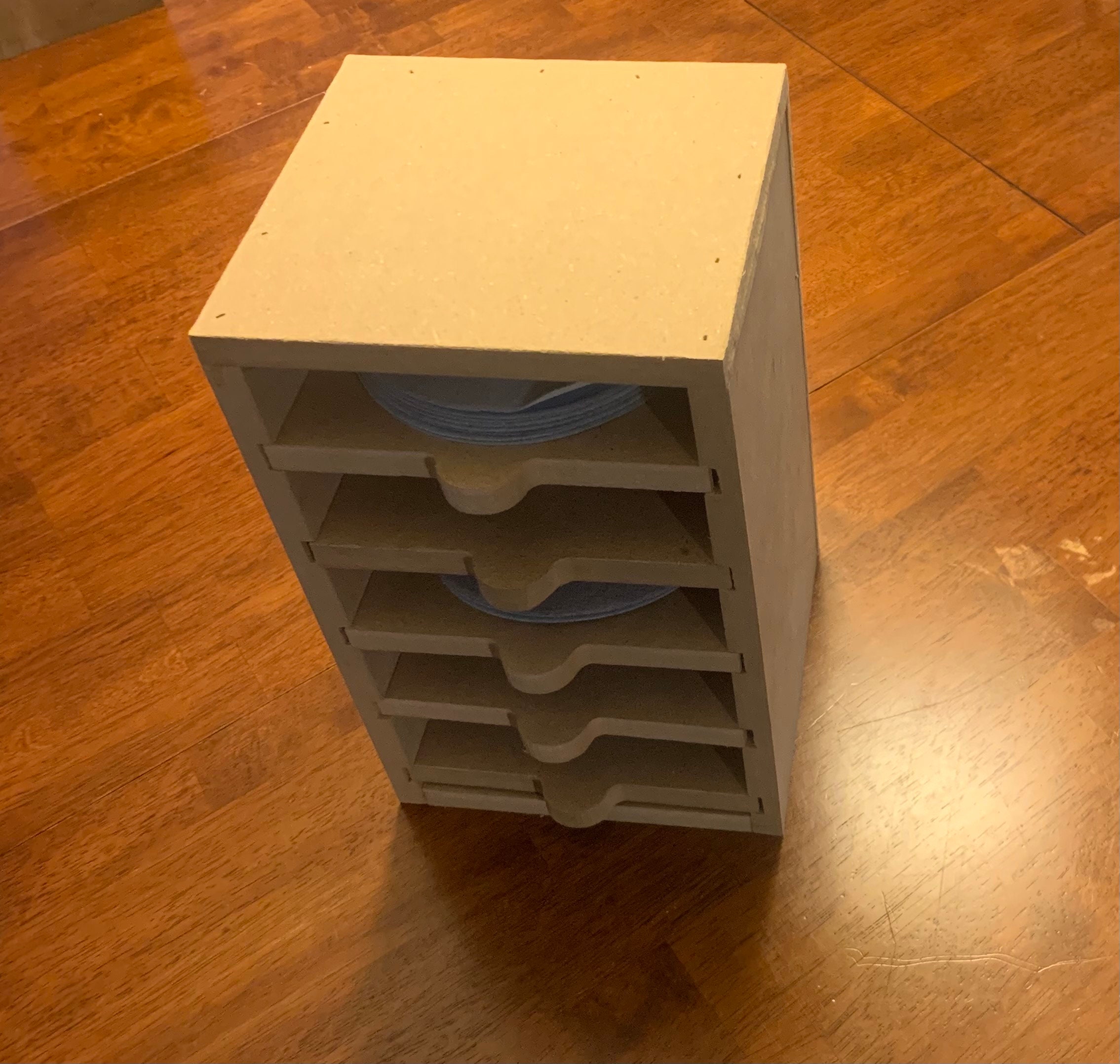 DXF File for Cnc. Digital File of the Orbital Sanding Disc Organizer ...