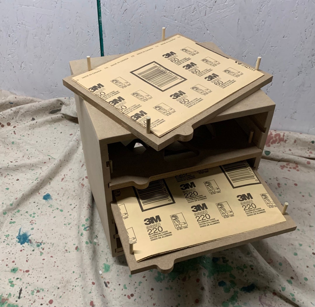Full Sheet Organizer, Sand Paper Organizer Full Sheet, Sandpaper ...