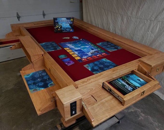 Board Game Table With Lights. - Etsy