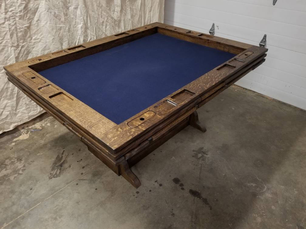 Center Leg Board Game Table | Etsy