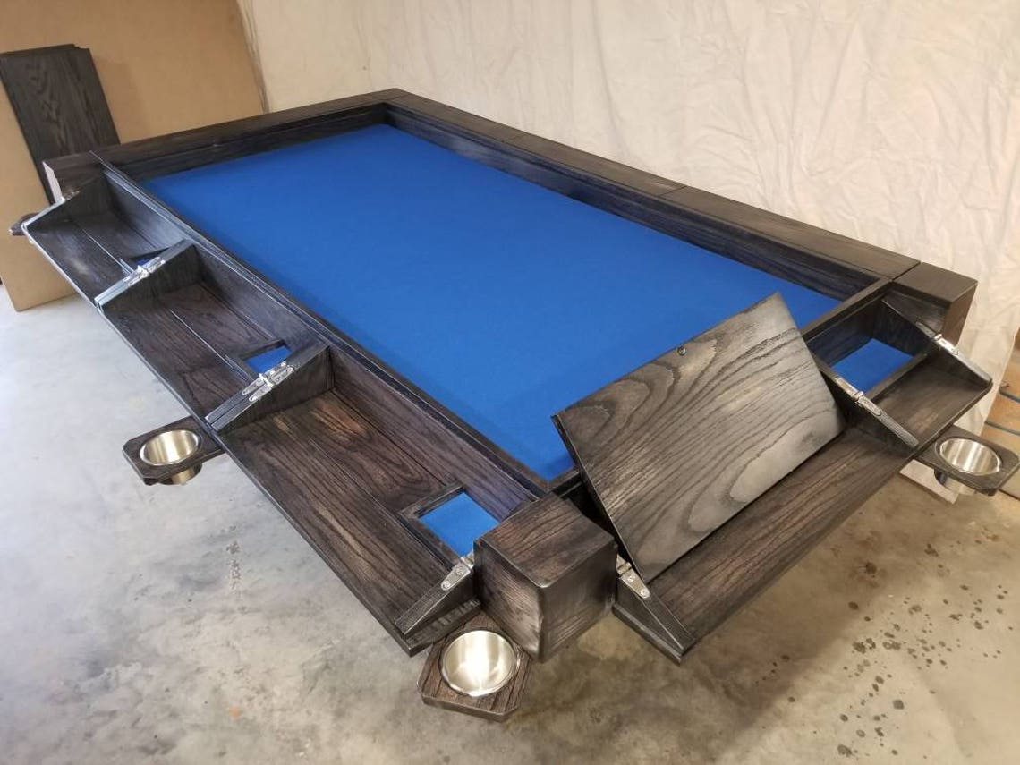 Oak 8 Player Game Table. - Etsy