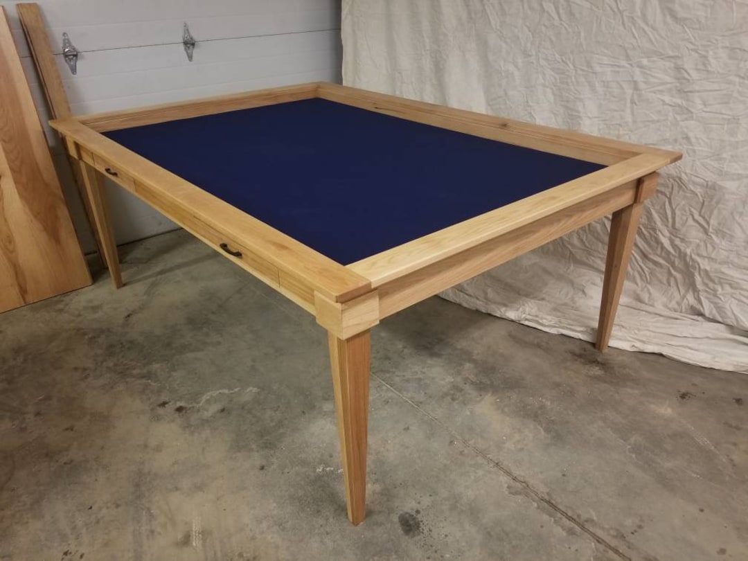 Minimalist Hickory Game Table - Etsy