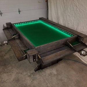 Board Game Table With Lights. - Etsy