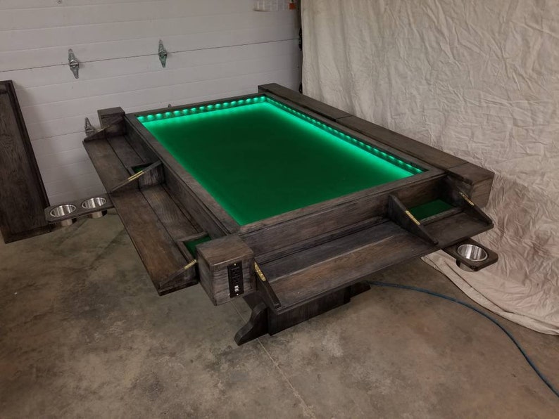 Board Game Table With Lights. - Etsy