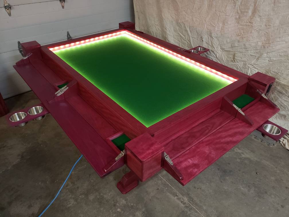 Purple Heart Game Table - Etsy
