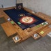 Center Leg Board Game Table - Etsy