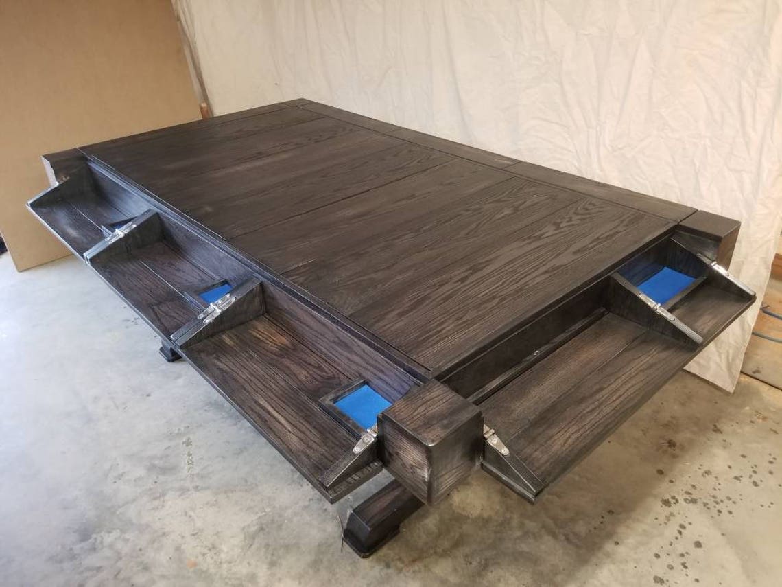 Oak 8 Player Game Table. - Etsy