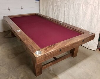 Oak 8 Player Game Table. - Etsy