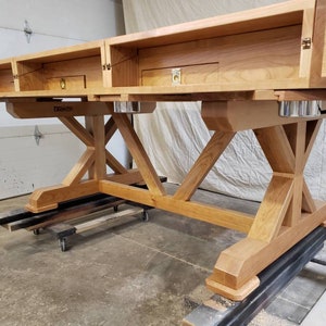 Cherry 8 Player Game Table - Etsy