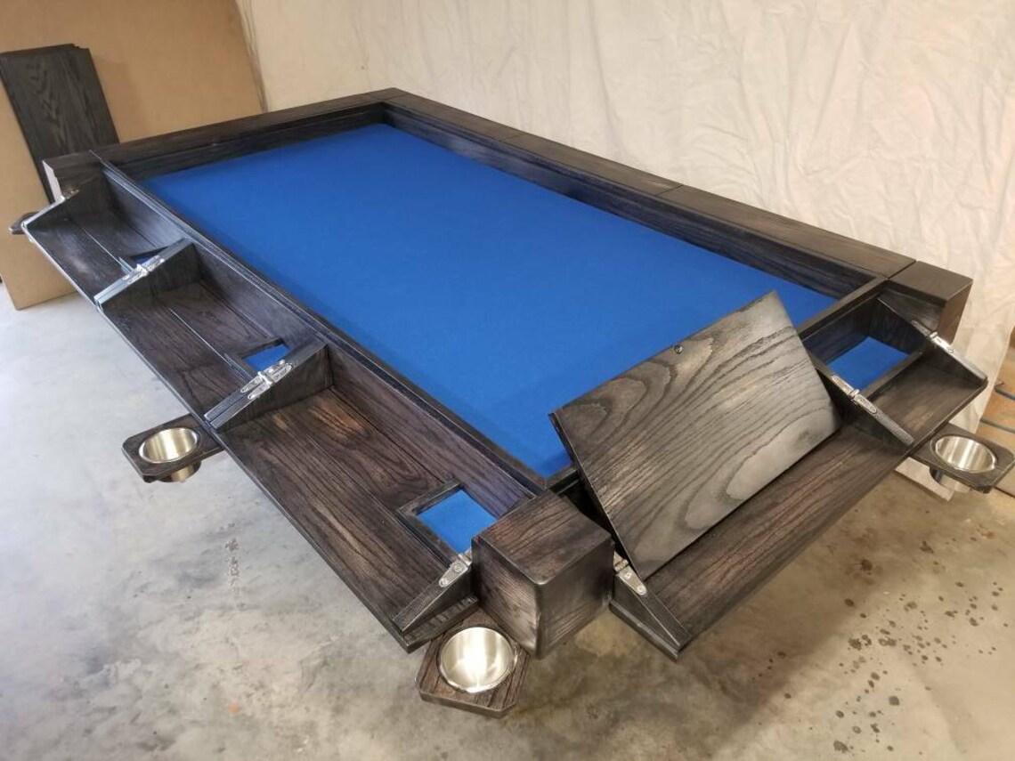 Oak 8 Player Game Table. - Etsy