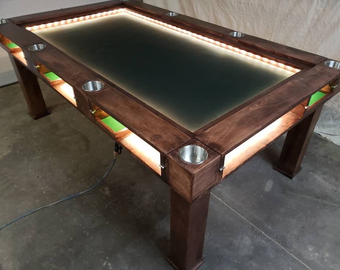 Maple 8 Player Board Game Table - Etsy