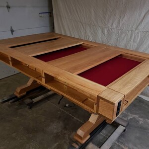 Cherry 8 Player Game Table - Etsy