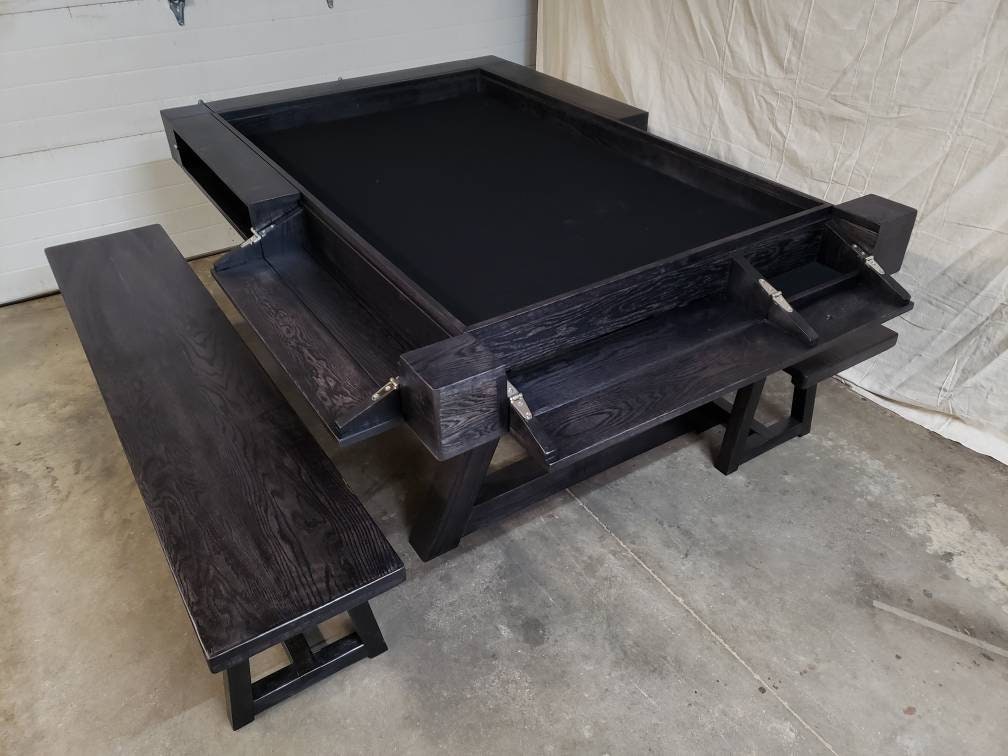 Board Game Table With Trapezoid Legs - Etsy