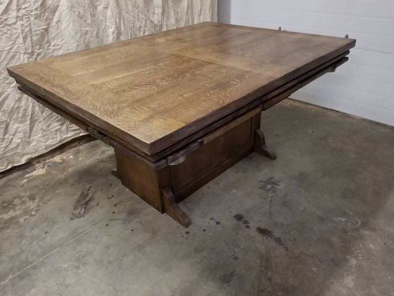 Center Leg Board Game Table - Etsy
